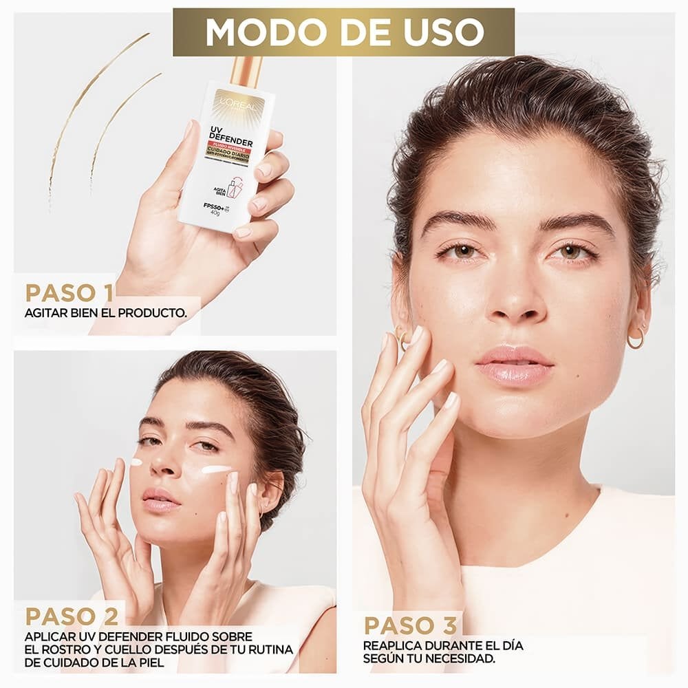 UV Defender: Cuidado de la piel y facial | L'Oréal París